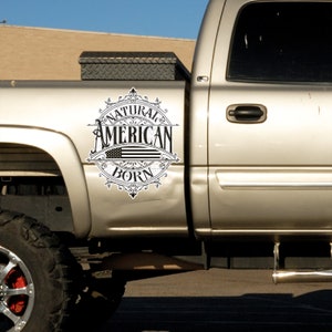 Natural Born American, American Flag Sticker, Patriotic Sticker - Etsy