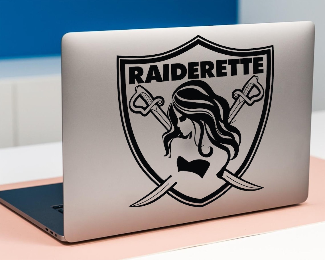 Raiderette Vinyl Decal Female Las Vegas Raider Fan Decal - Etsy