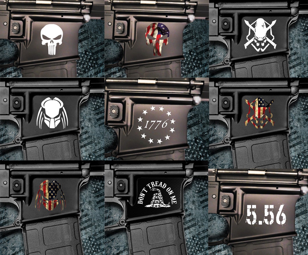 AR Airsoft Magwell Vinyl Decals 5 Pack Decals - Etsy