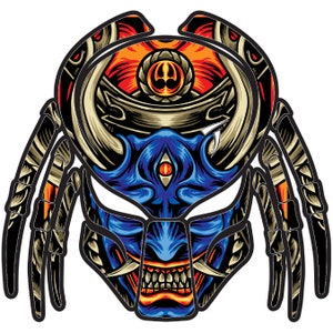 Predator Sticker, Predator Decal, Predator Helmet Sticker, Water ...