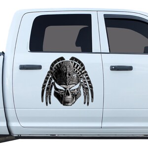 Predator Aztec Warrior, Aztec Skull Predator Helm Sticker, Aztec ...