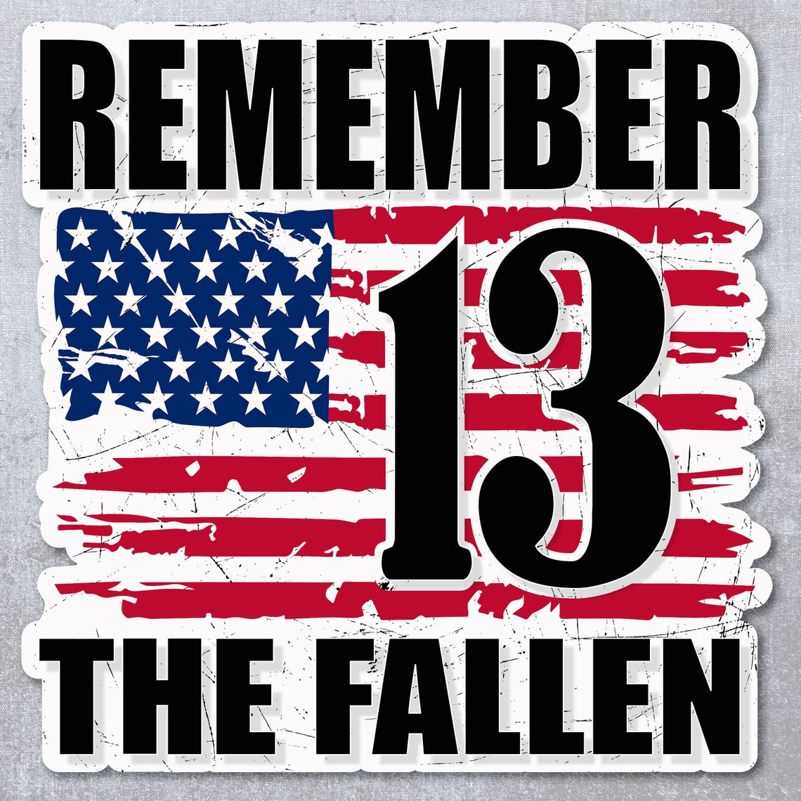 Fallen 13 Soldier Memorial Vinyl Sticker - Etsy