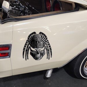 Predator Aztec Warrior, Aztec Skull Predator Helm Sticker, Aztec ...