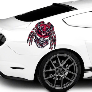 Predator Sticker, Predator Decal, Predator Helmet Sticker, Water ...