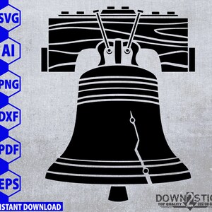 Liberty Bell SVG – USA Patriotic Vector Designs (3 Pack) (digital ...