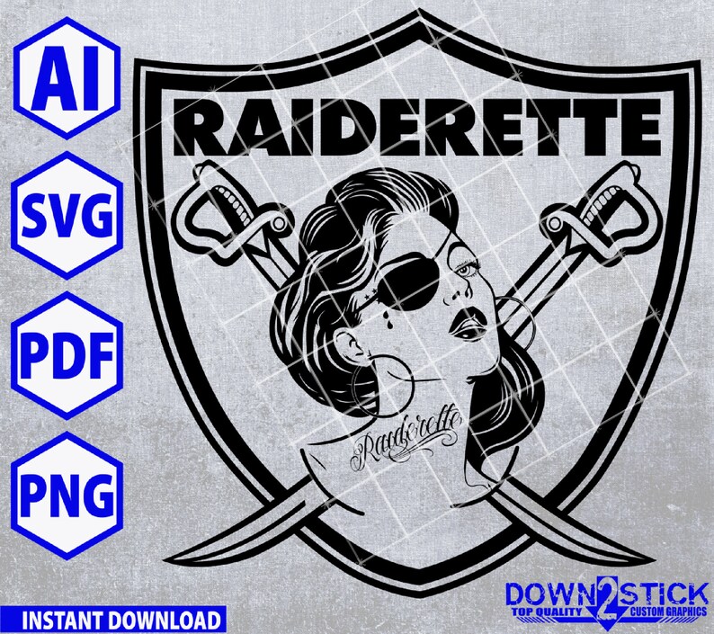 Raiderette Fan SVG, Las Vegas Raiderette (digital Files) - Etsy