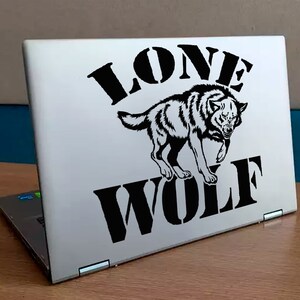 Lone Wolf Vinyl Decal, Lone Wolf Sticker, Lone Wolf Die-cut Design - Etsy