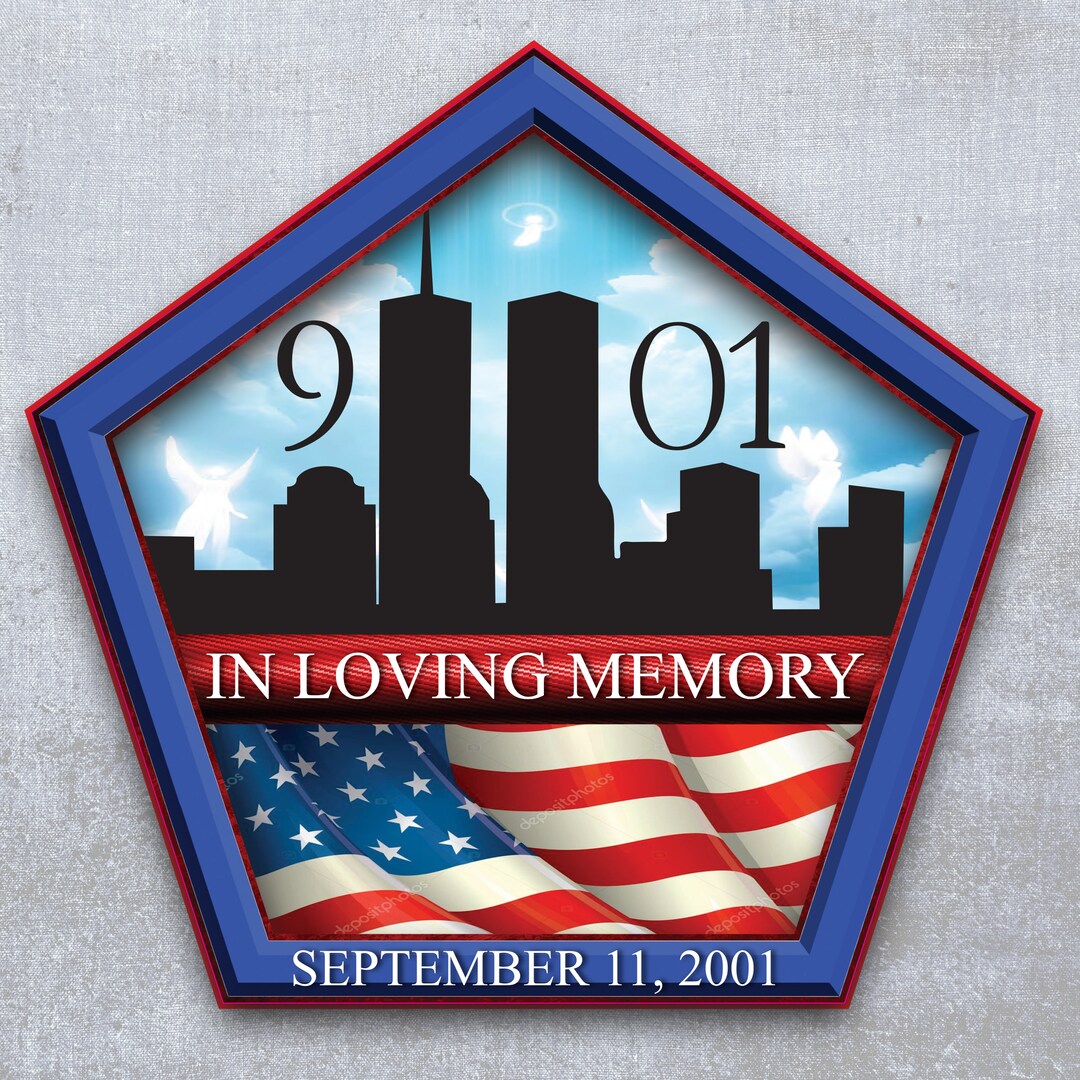 9-11 Memorial, in Loving Memory, 9-11 Sticker, World Trade Towers ...