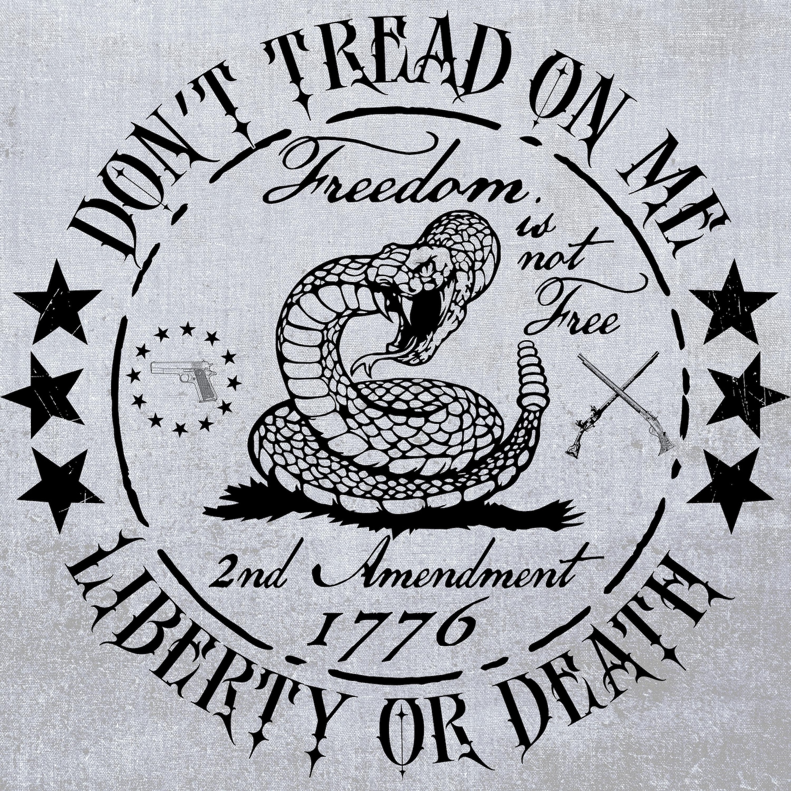 Don't Tread on Me, Gadsden Flag, Patriotic Digital Files -svg,eps,pdf ...