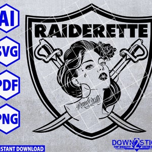 Raiderette Svg, Raiderette Fan Svg, Las Vegas Raiderette Svg, Dxf, Eps ...