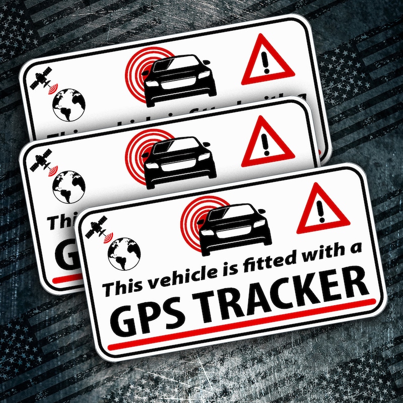 Gps Warning Sticker - Etsy