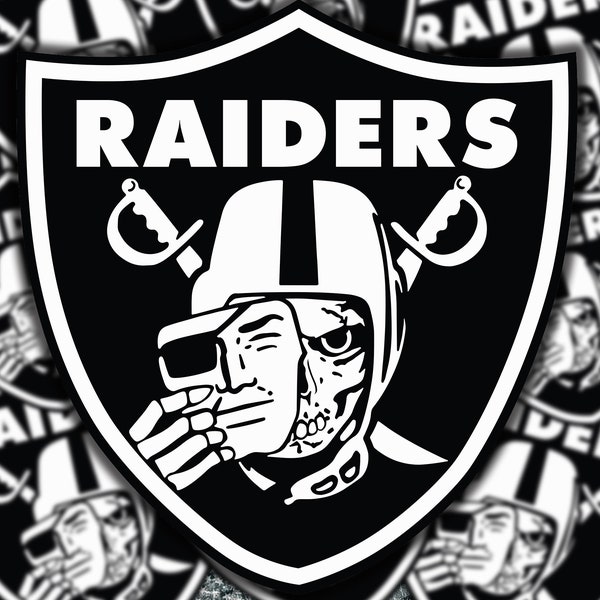 Large Raiders Decal - Etsy