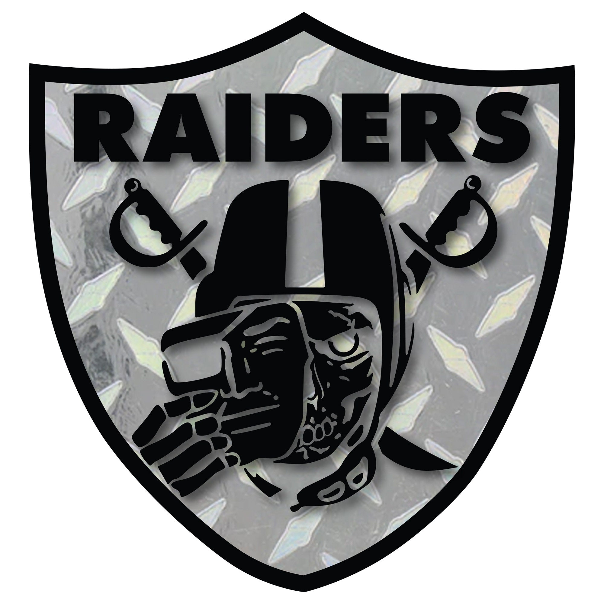Raiders Skull Decal