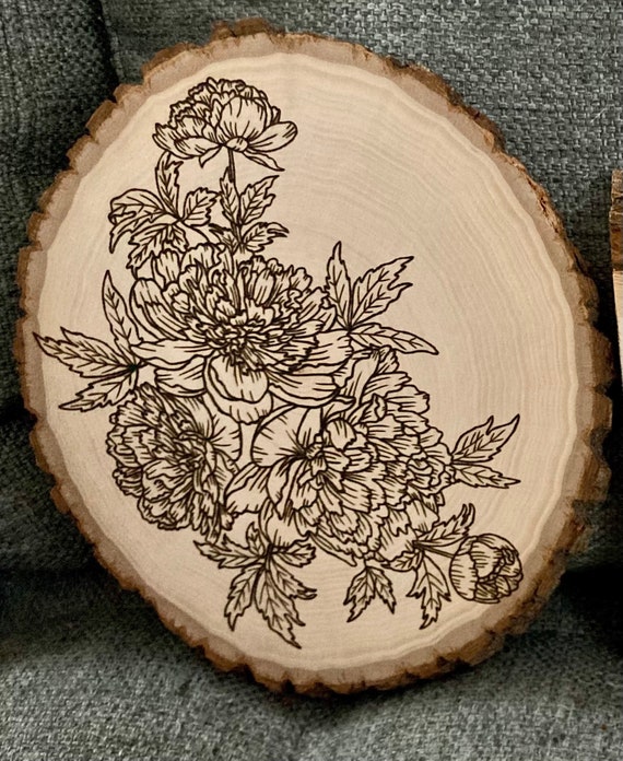 Pyrography Flower Patterns