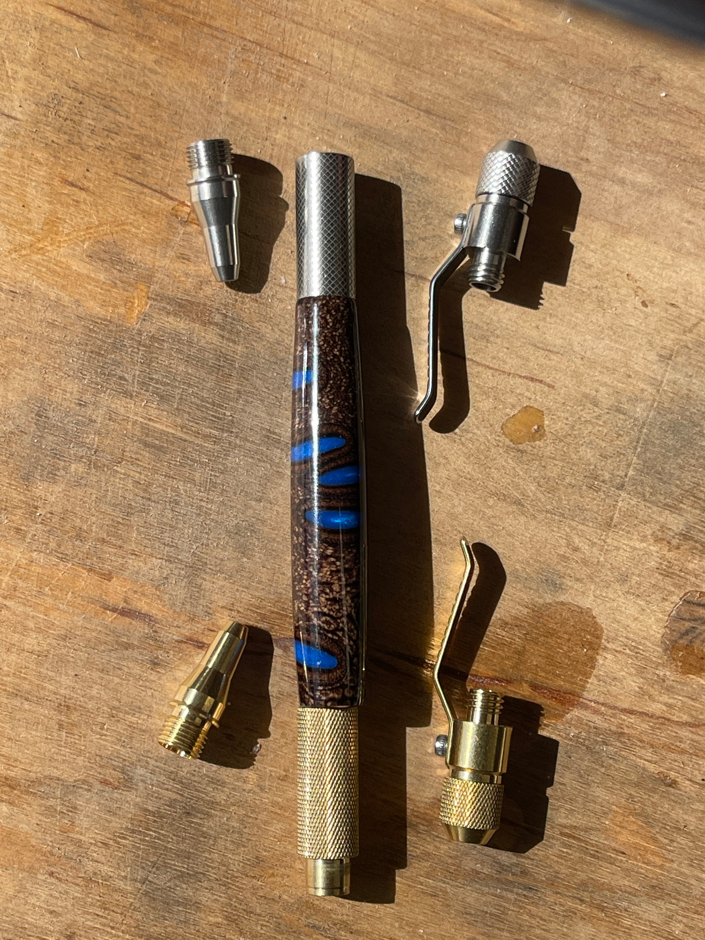 Custom One-off Hand-turned Click Pen Made From a Banksia Pod Cast in ...