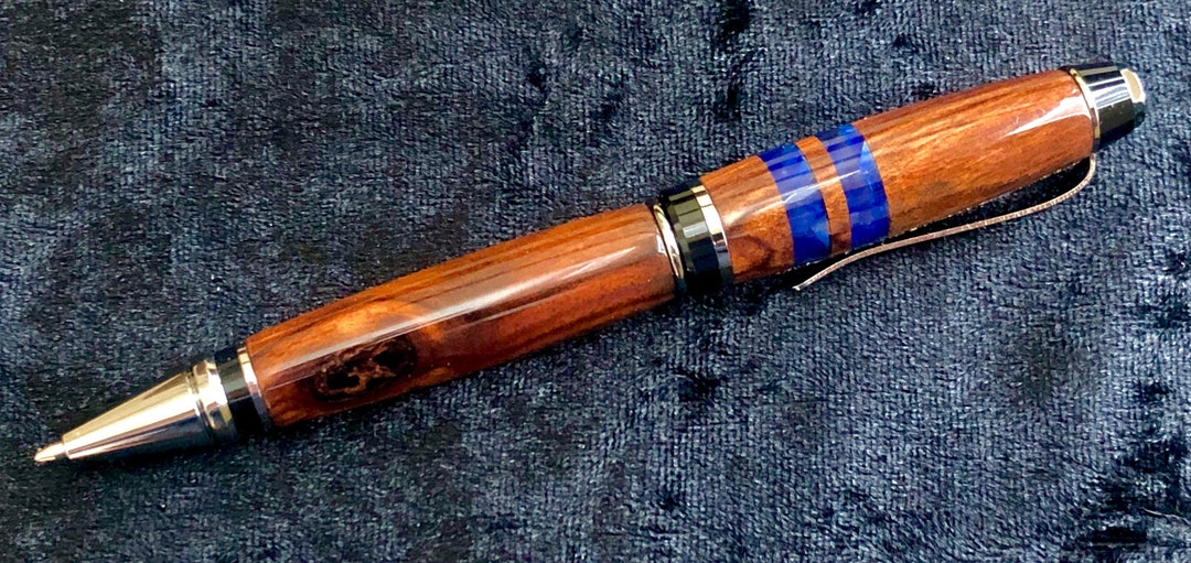 Custom Hand-turned Pen, Made From Tamboti Wood - Etsy