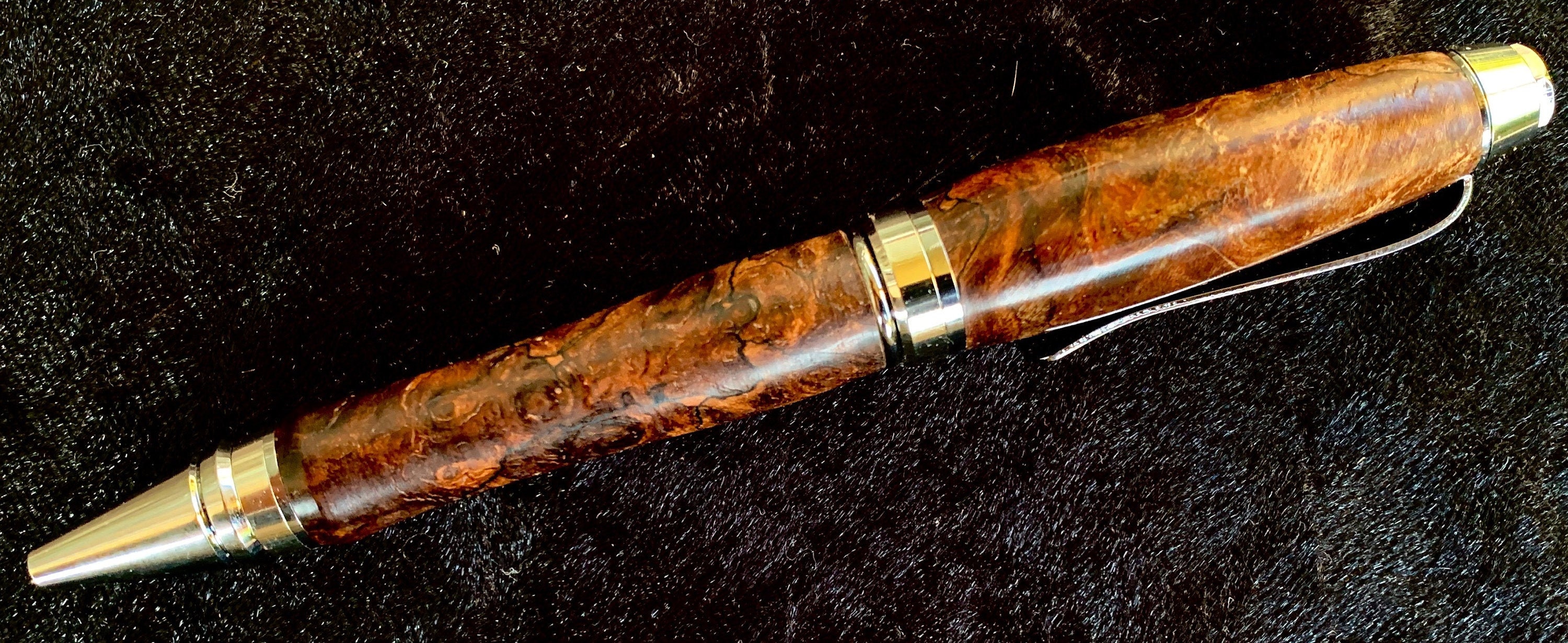 Custom Hand-turned Pen, Made From Maple Burl. - Etsy