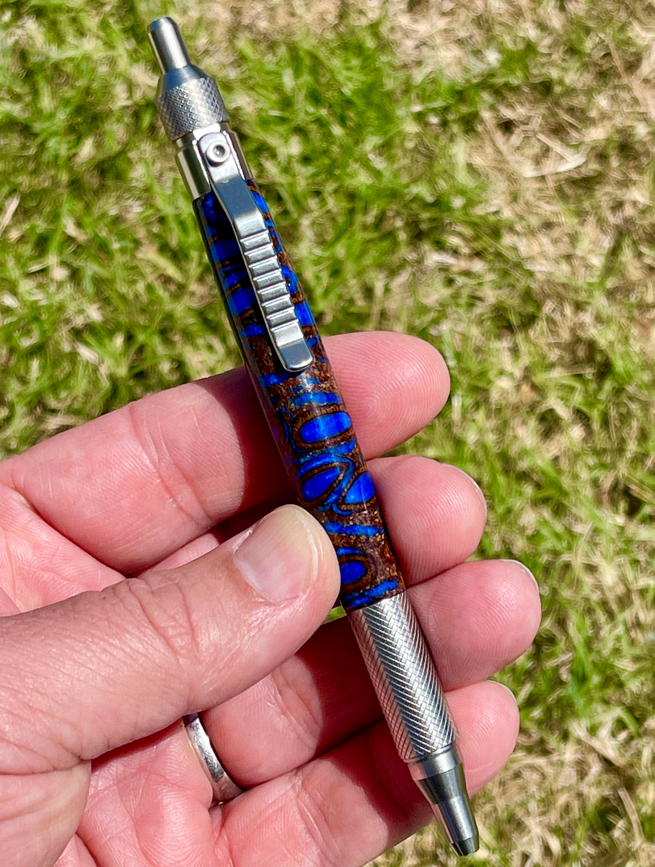 Custom One-off Hand-turned Click Pen Made From a Banksia Pod Cast in ...