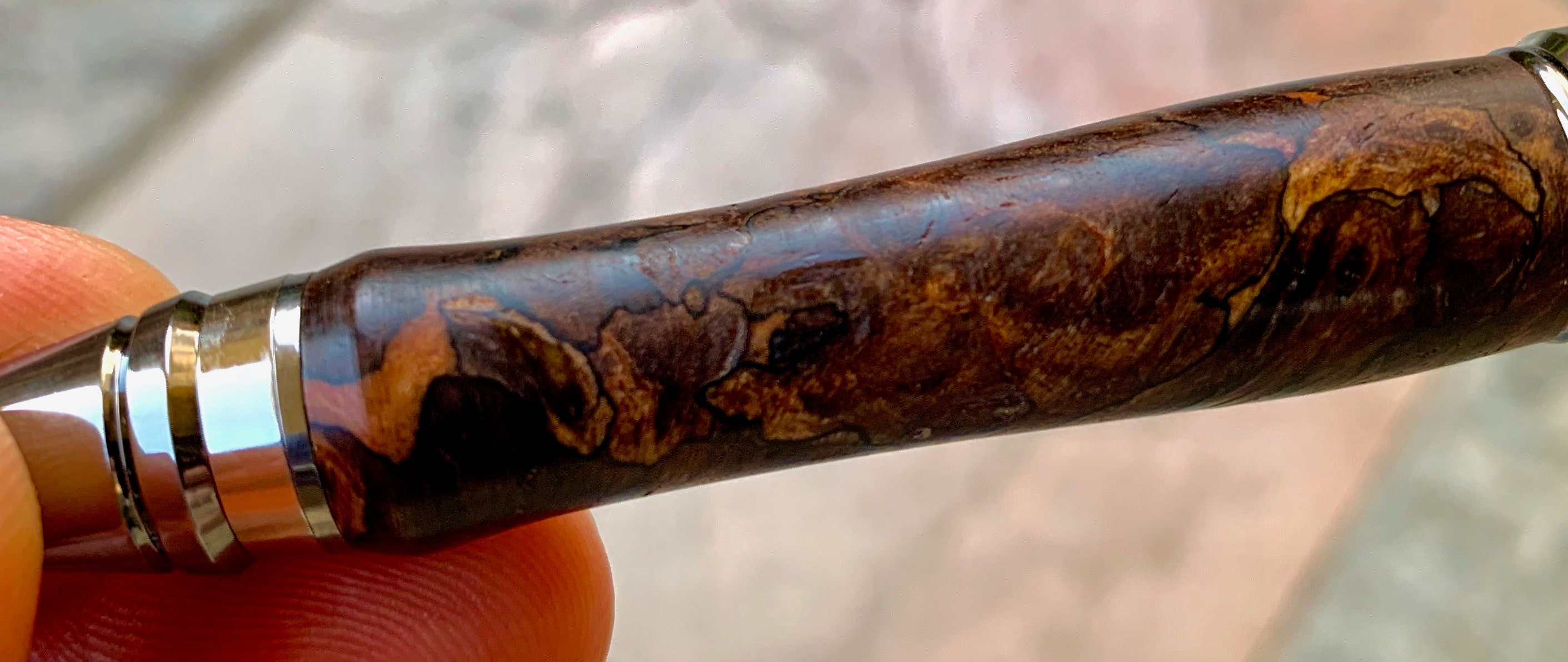 Custom Hand-turned Pen, Made From Maple Burl. - Etsy