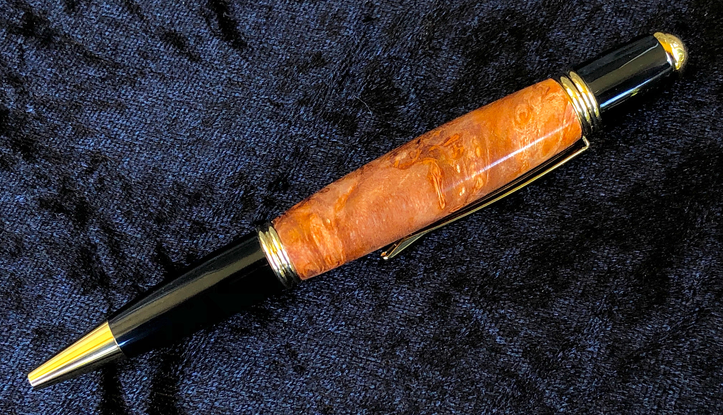 Custom Hand-turned Pen in Thuya Burl - Etsy