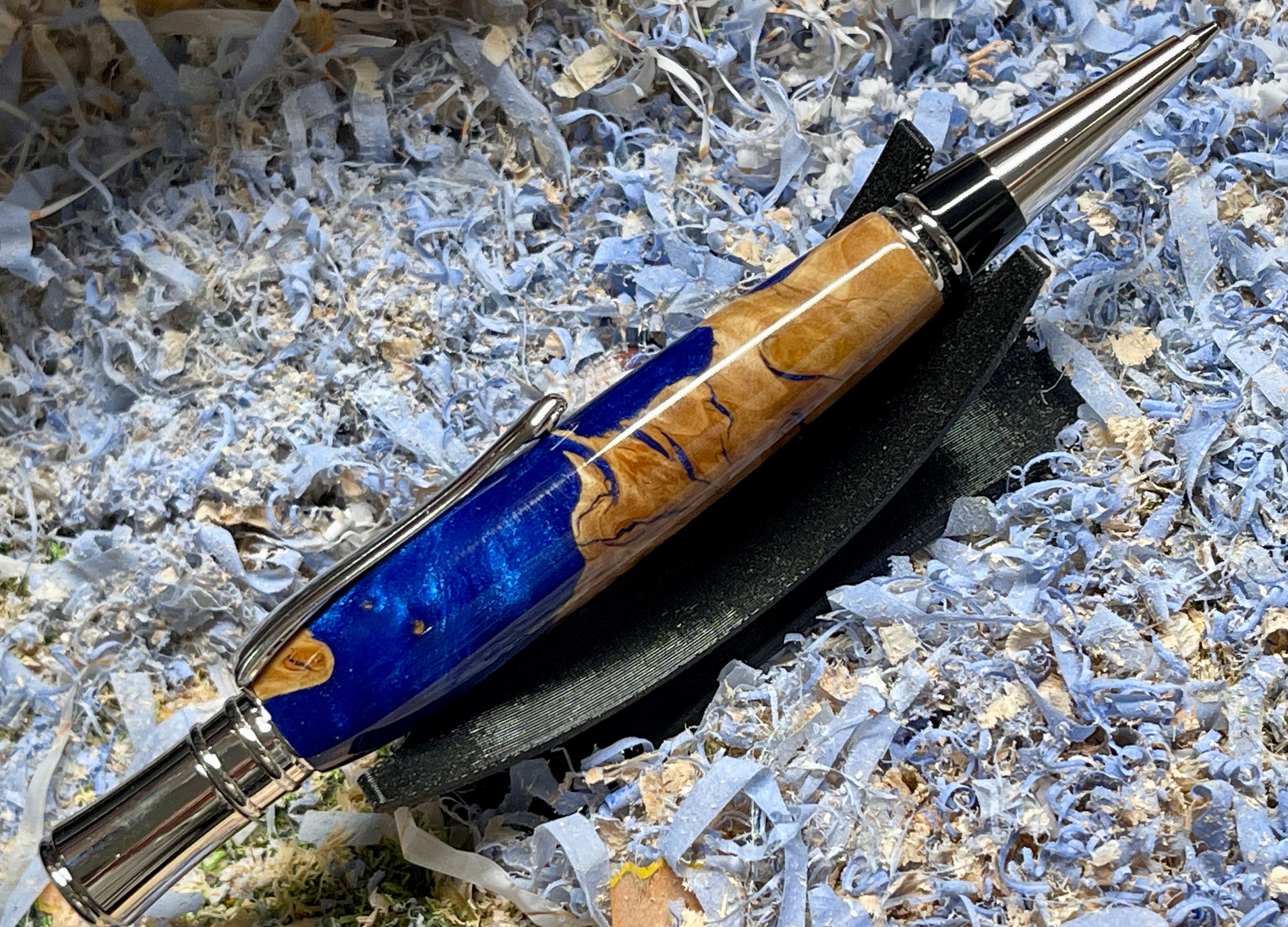 Custom Hand-turned Pen From the Burl Root Ball of a Mallee Tree and ...