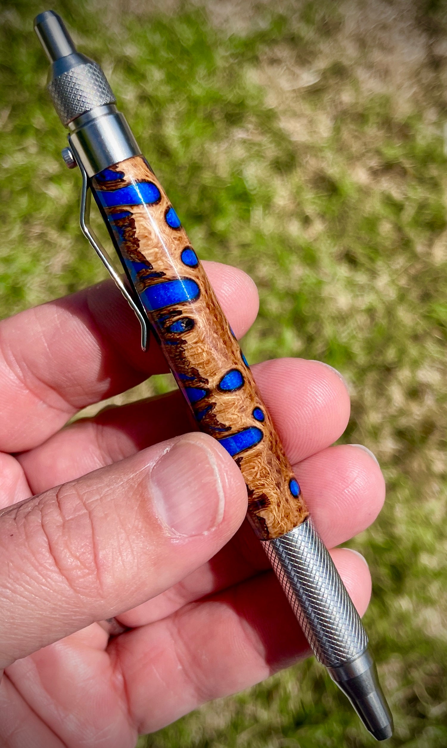 Custom One-off Hand-turned Click Pen Made From a Banksia Pod Cast in ...