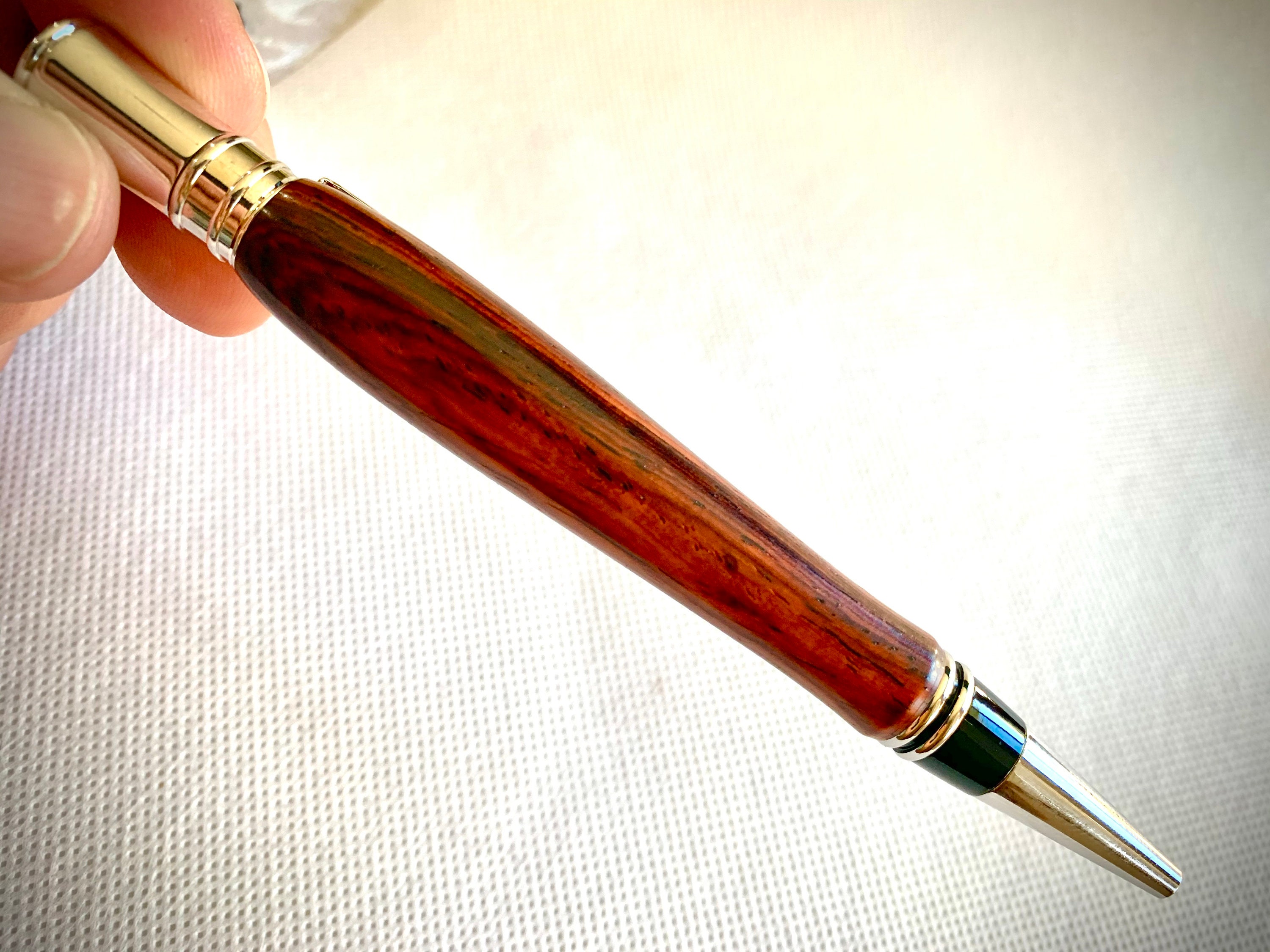Custom One-off Hand-turned Pen Made From Gorgeous Cocobolo Wood ...