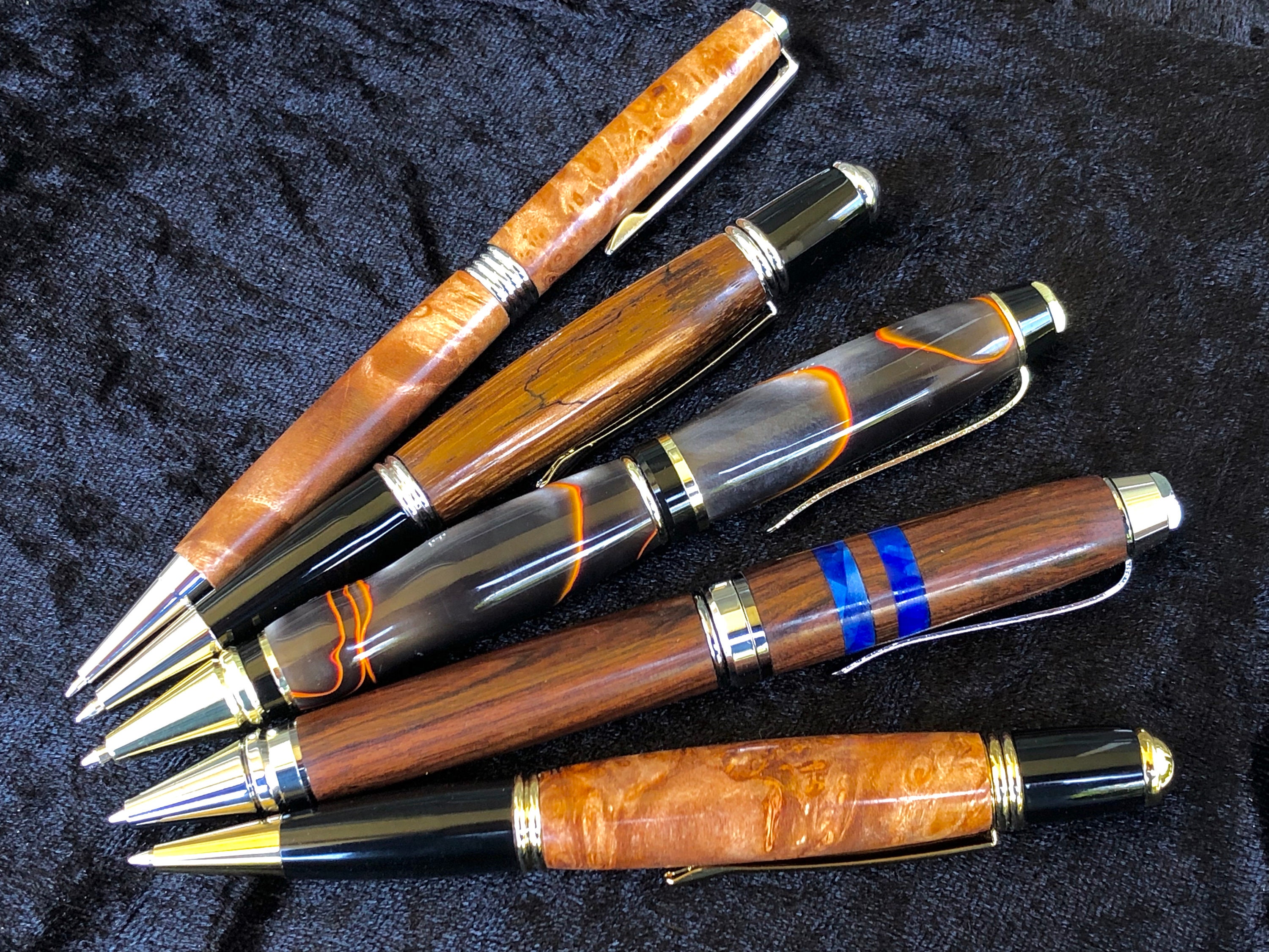 Custom Hand-turned Pen in Thuya Burl - Etsy