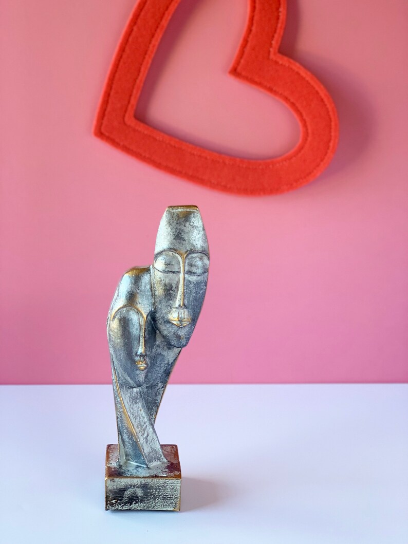 Creative Abstract Decor Statue Face Hand Statues Sculptures - Etsy