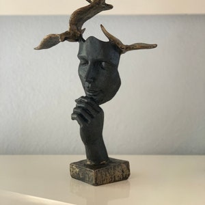 Creative Abstract Decor Statue Face & Hand Statues and Sculpture, I’m ...