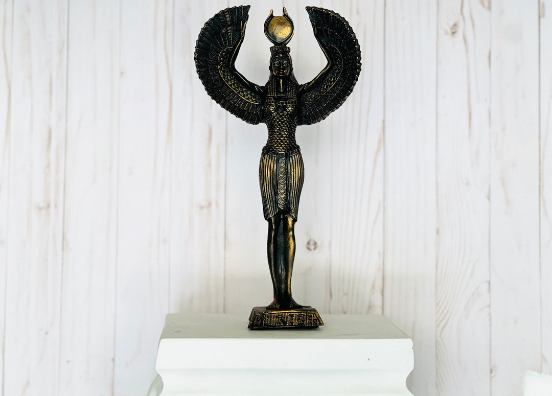 Goddess Isis Sculpture Ancient Bronze Bust Statue 13 - Etsy