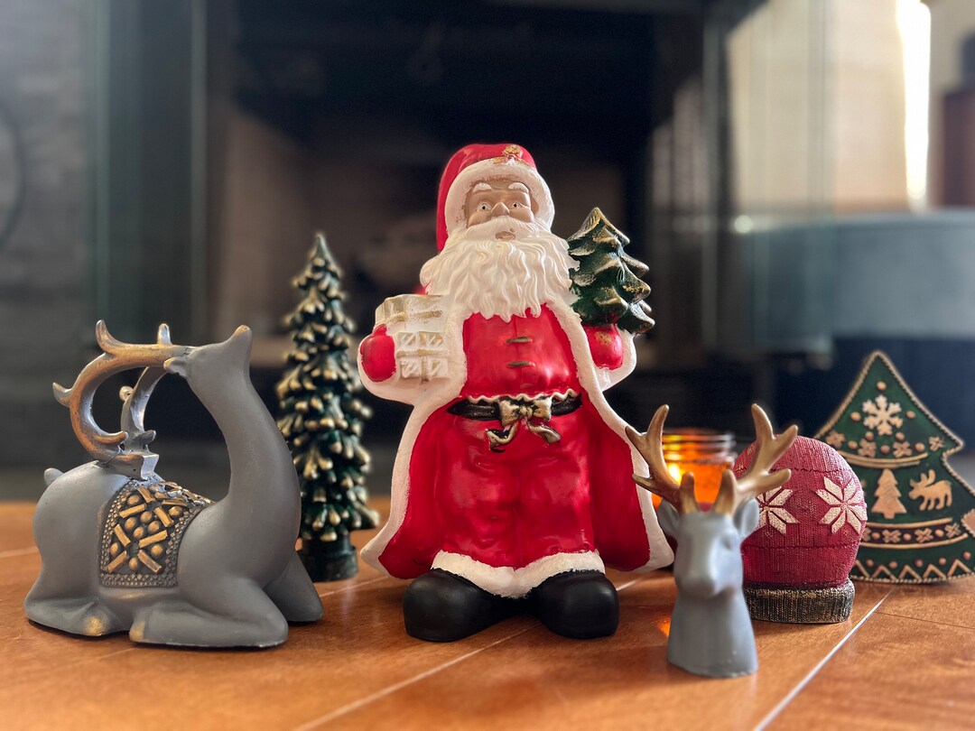 Mix and Match Christmas Ornaments: Santa, Deer, Tree, Glove - Etsy