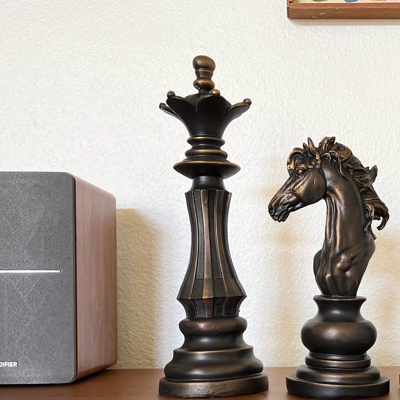 Chess Horse Piece Statue - Etsy