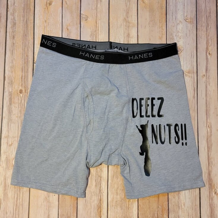 Deez Nuts Mens Funny Boxer Briefs Husband Boyfriend Gag Gift - Etsy