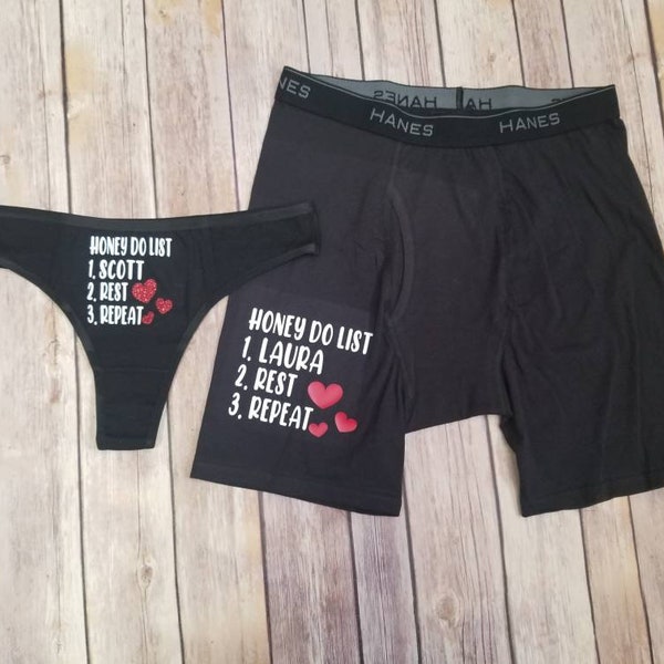 Matching Couple Boxer - Etsy