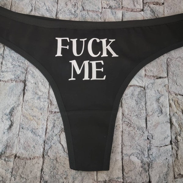 Fuck Me Panties Etsy