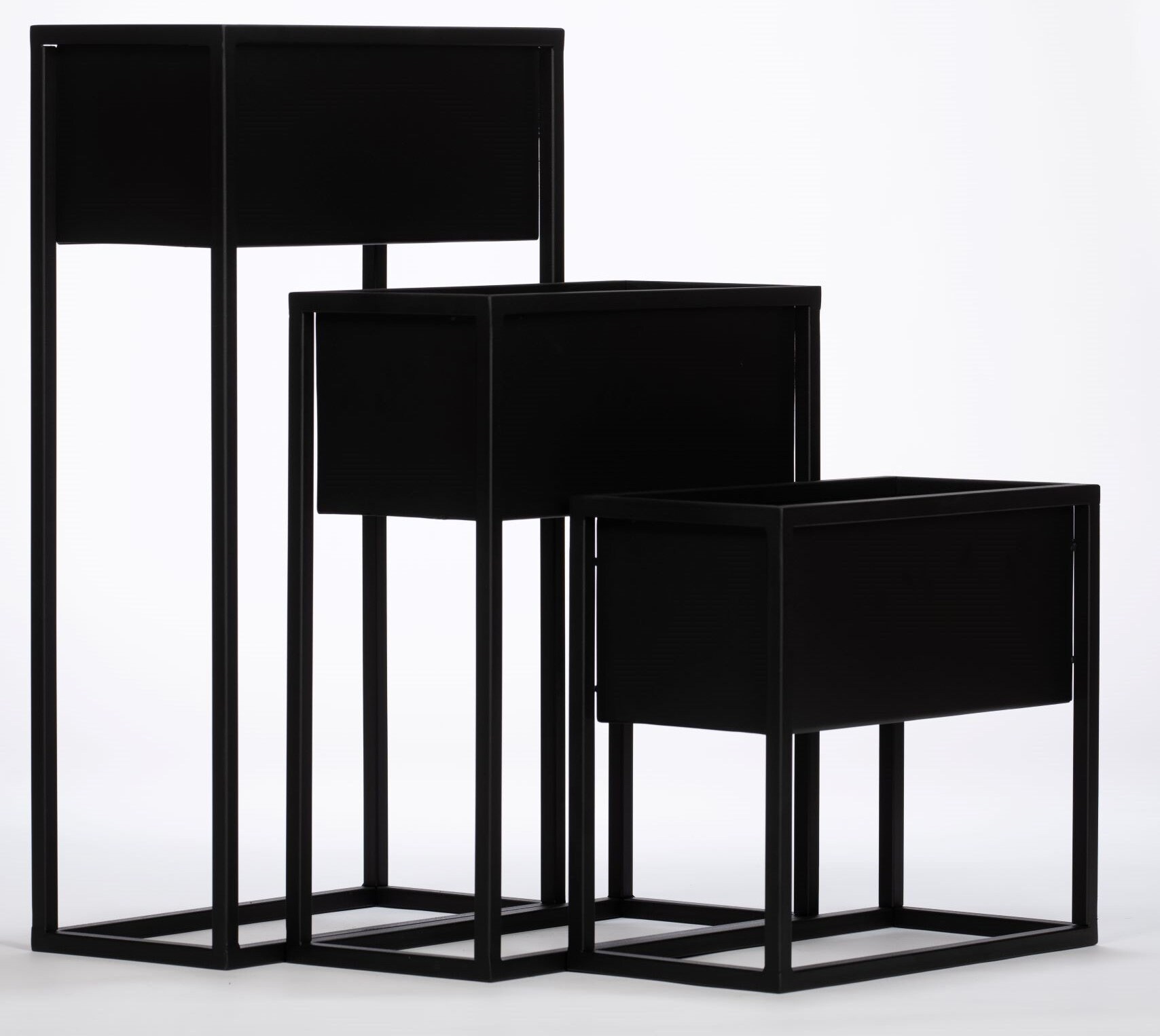 Modern Metal Steel Plant Box Flower Box Plant Rack Tall Plant Holder ...