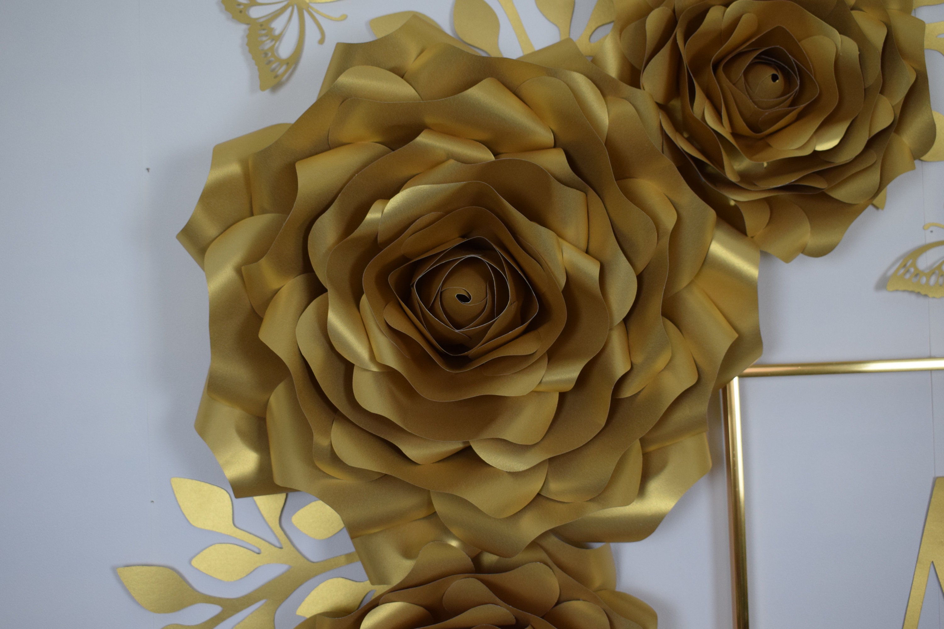 Paper Flowers Wall Decor 3D Chanel Flowers - Etsy