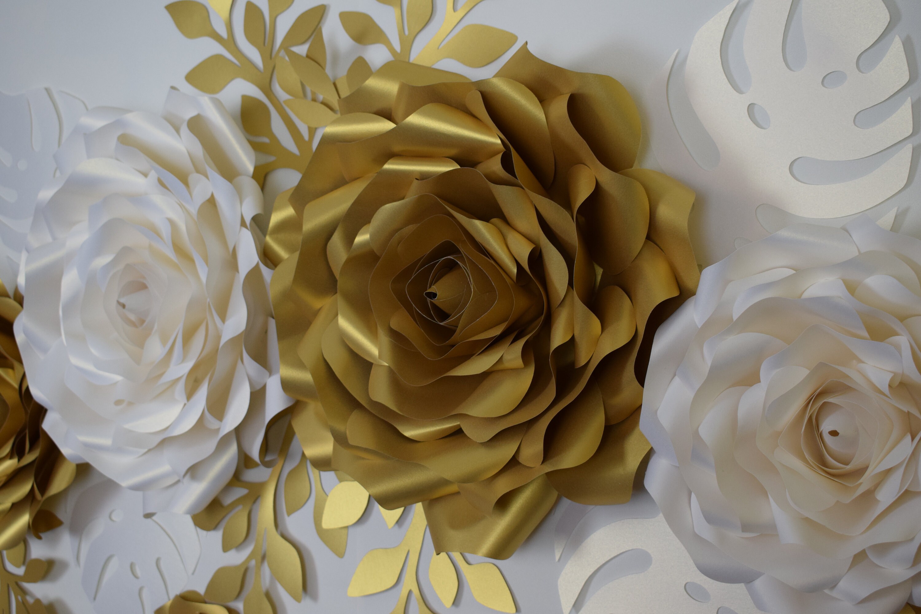 Paper Flowers Wall Decor 3D Chanel Flowers - Etsy