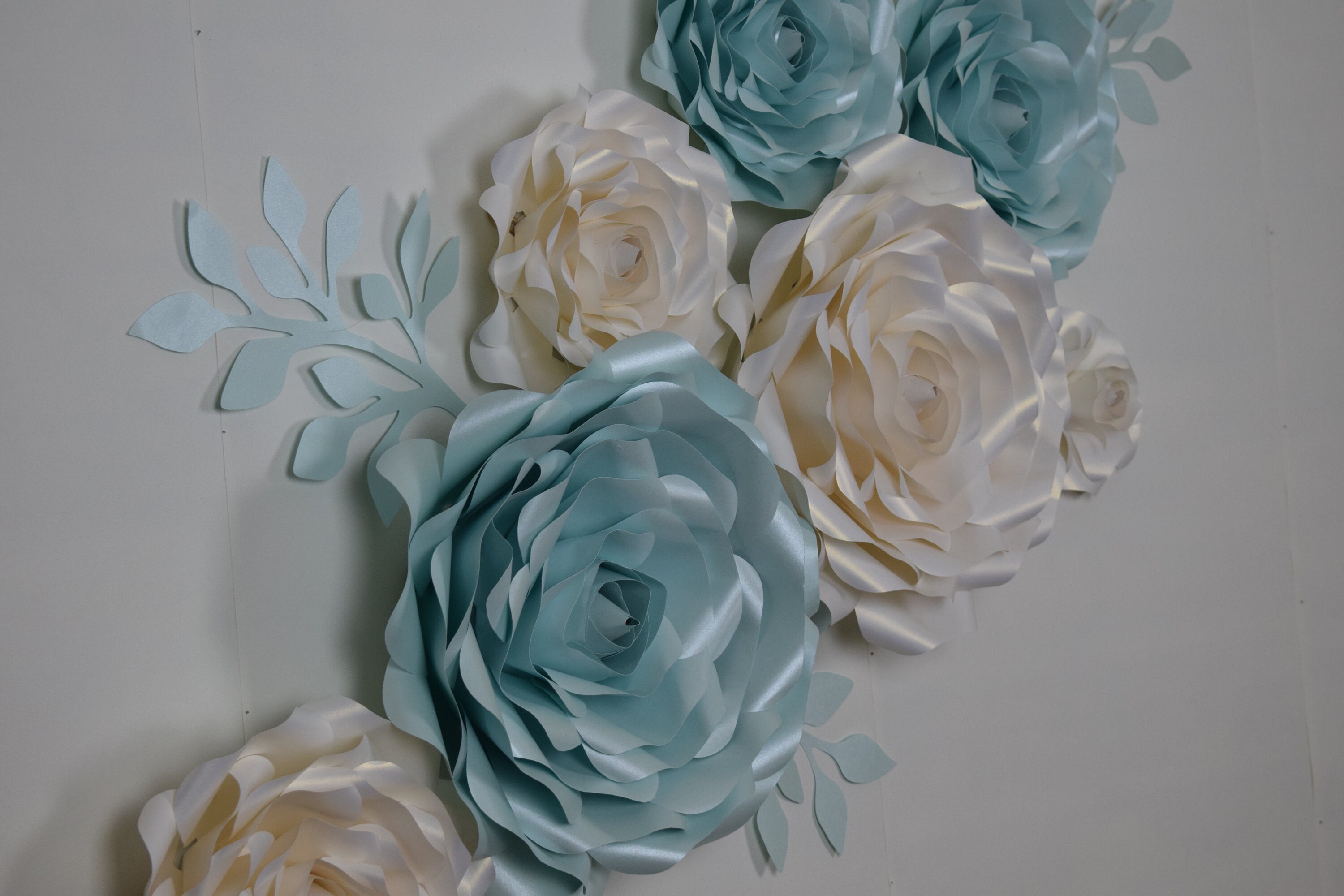 Paper Flowers Wall Decor 3D Chanel Flowers - Etsy UK
