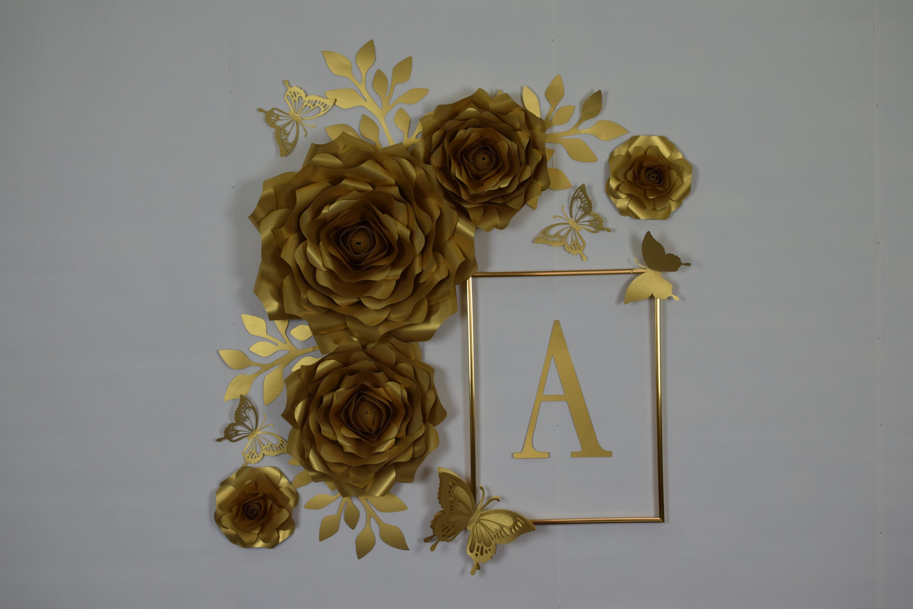 Paper Flowers Wall Decor 3D Chanel Flowers - Etsy