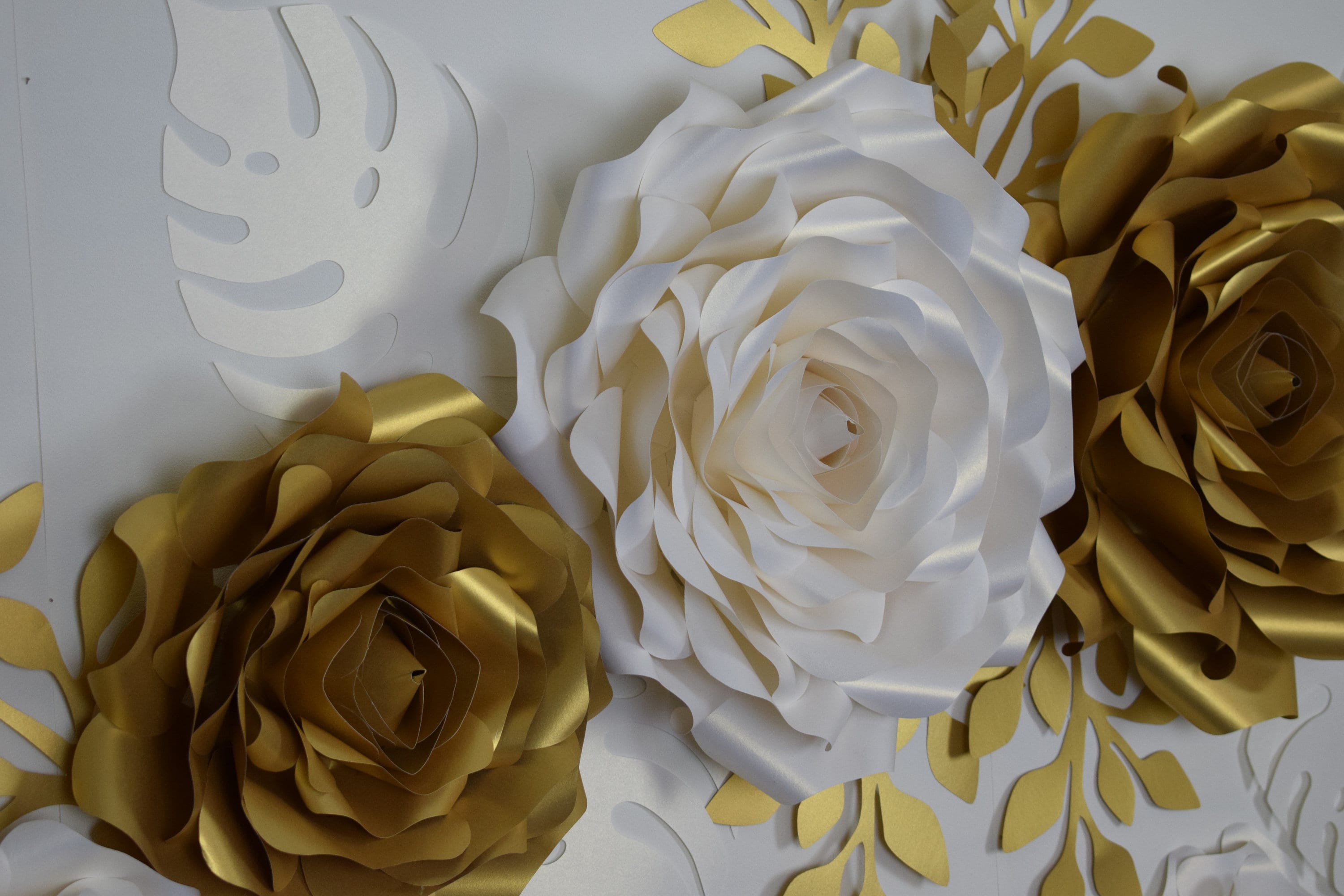 Paper Flowers Wall Decor 3D Chanel Flowers - Etsy