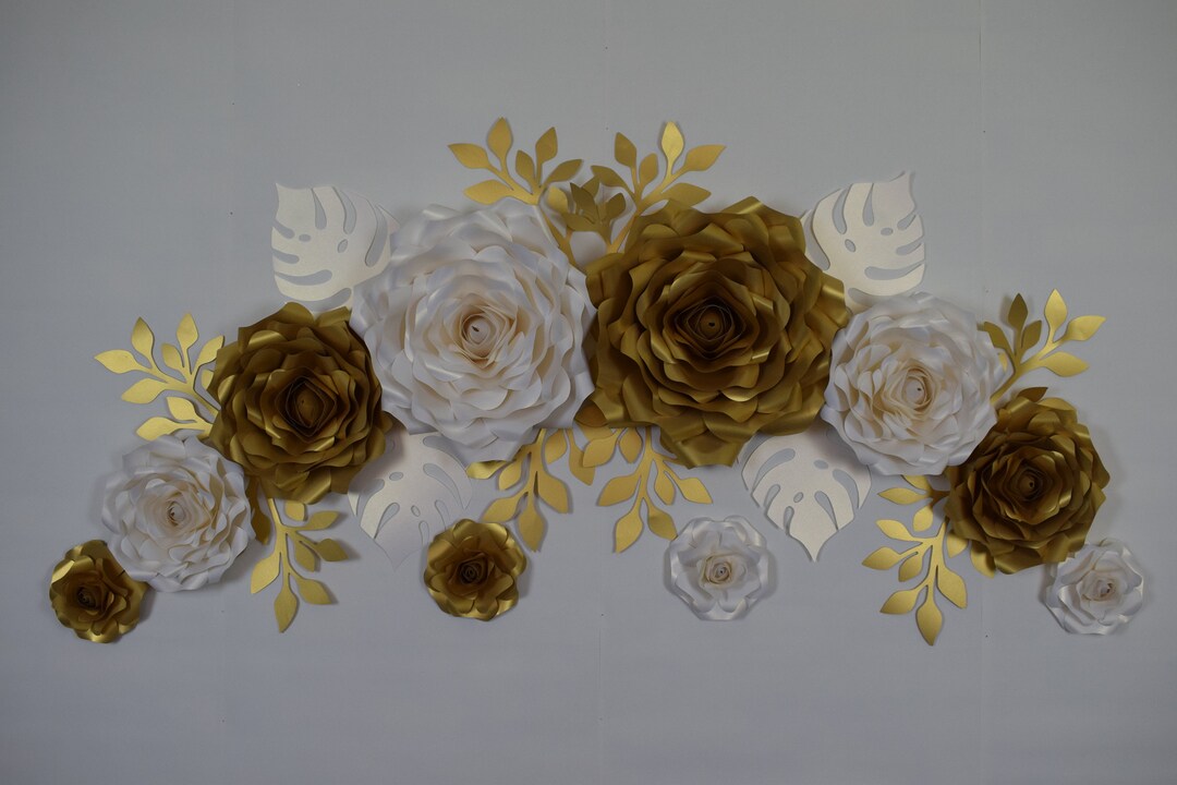 Paper Flowers Wall Decor 3D Chanel Flowers - Etsy