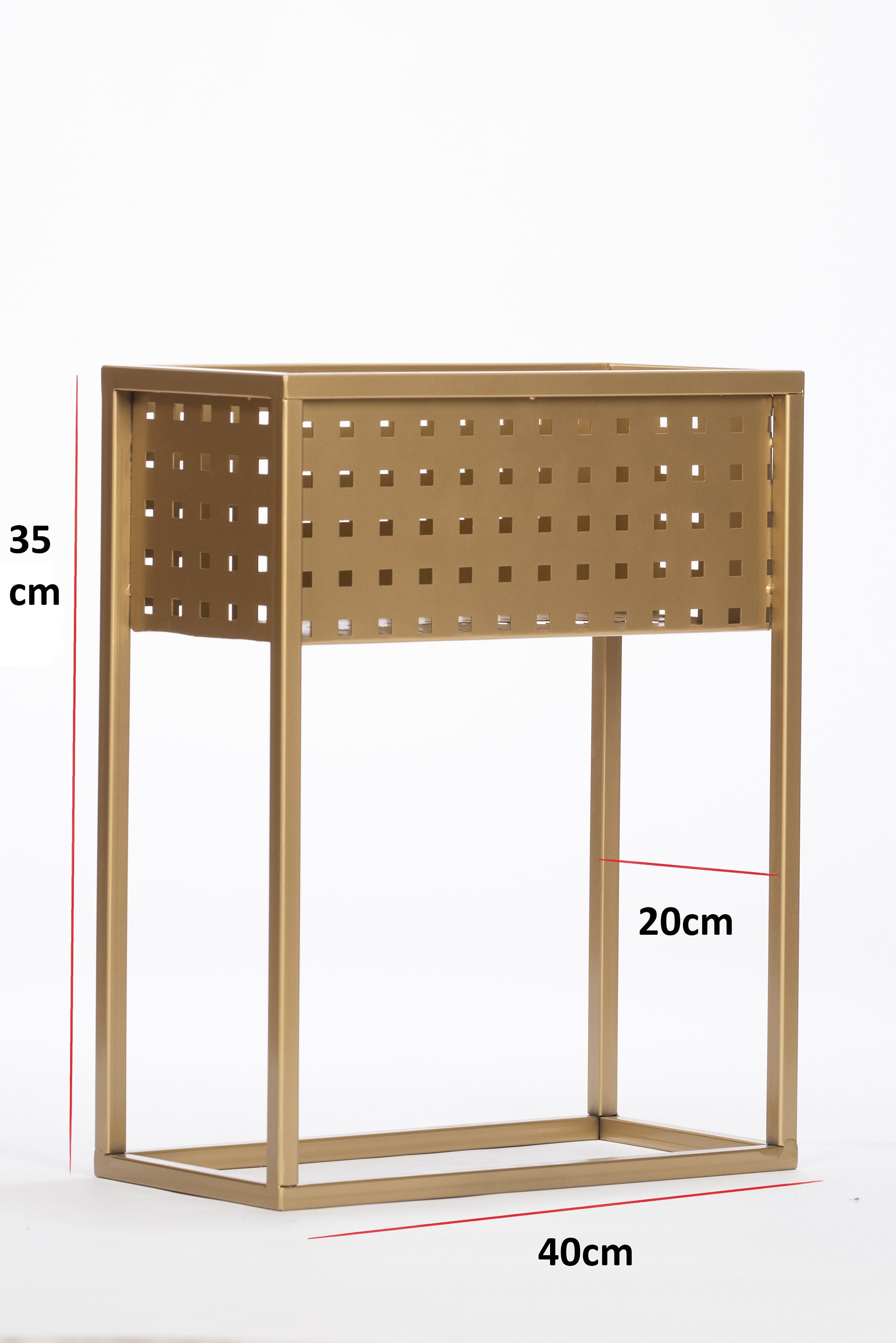 Modern Metal Steel Plant Box Flower Box Plant Rack Tall Plant Holder ...