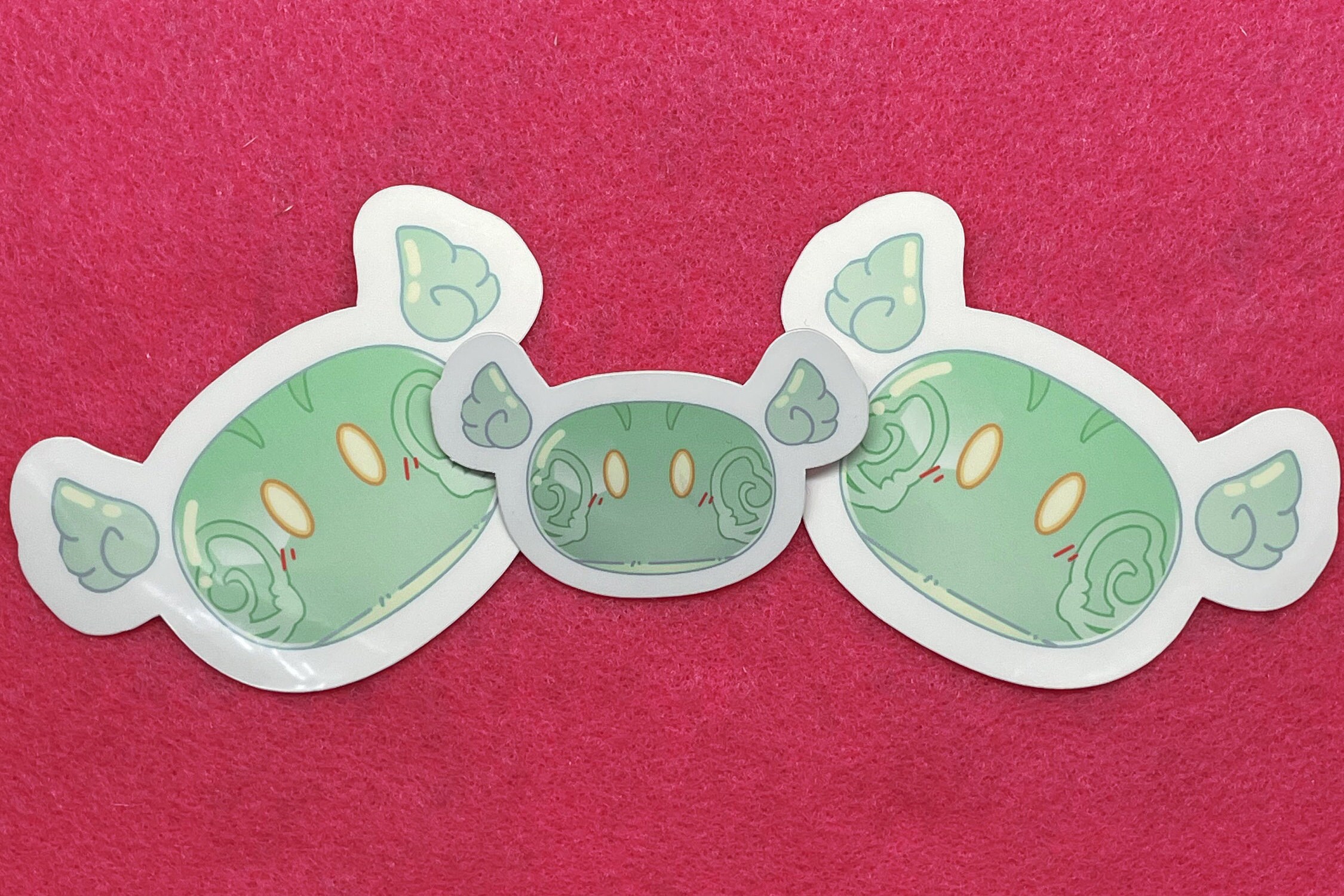 Blush Slime Vinyl Sticker Cute Slime Decal Waterproof | Etsy