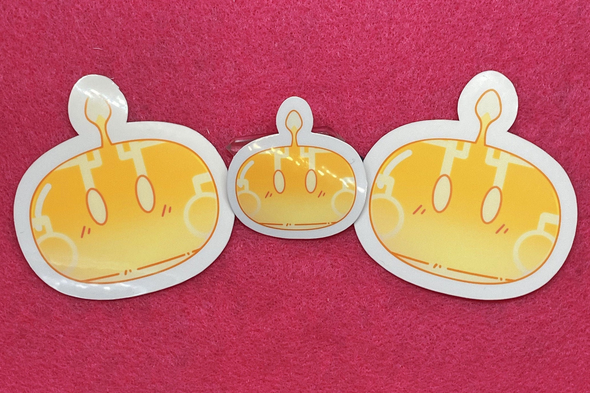 Blush Slime Vinyl Sticker Cute Slime Decal Waterproof | Etsy