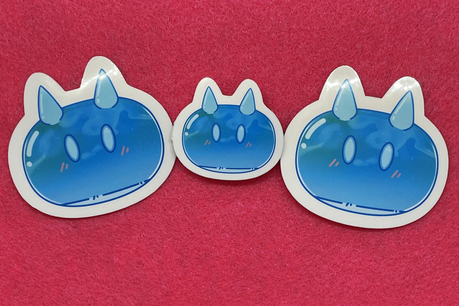 Blush Slime Vinyl Sticker Cute Slime Decal Waterproof | Etsy