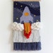Spaceship Rocket Woven Wall Hanging, Rocket Decoration for Kids Space ...