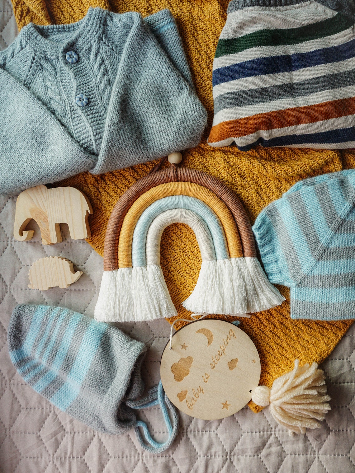 Autumn Forest Medium Macrame Rainbow Wall Hanging Nature - Etsy