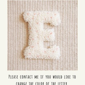 Personalised Initial Woven Wall Hanging, Custom Letter Nursery Decor ...